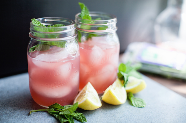 Seasonal Rhubarb Iced Tea Recipe