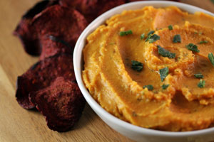 Sweet Potato and Toasted Sage Dip | Aida Mollenkamp Biggest Loser Recipe